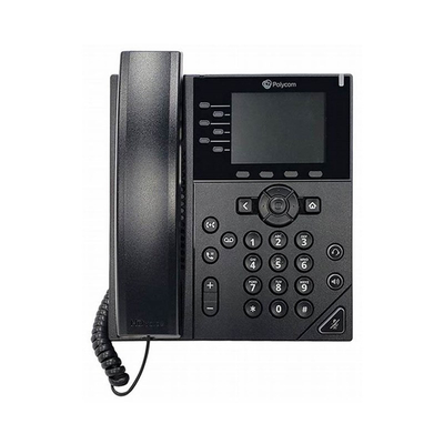 Polycom VVX 350 Business IP Phone Six-line, mid-range IP desk phone ...